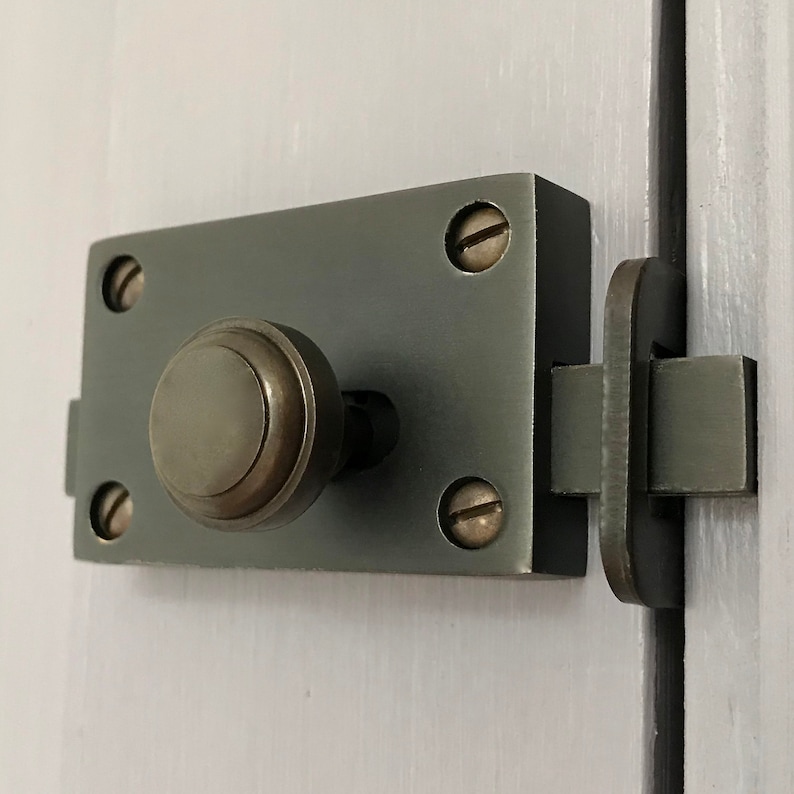 Vacant Engaged Lock Antique Brass Finish Toilet Bathroom Indicator Bolt ...