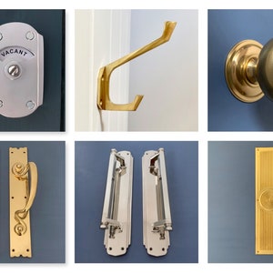 12 Brass Finger Door Push Plates Arts Crafts Parrot | Etsy UK