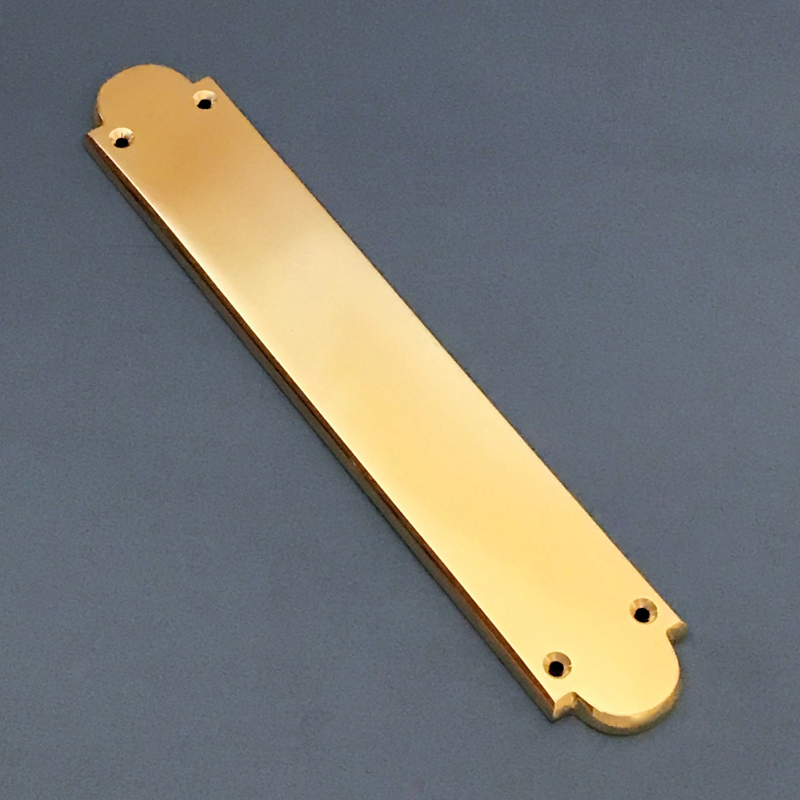 Cast Brass Finger Door Push Plates Victorian Style Plate Slim - Etsy