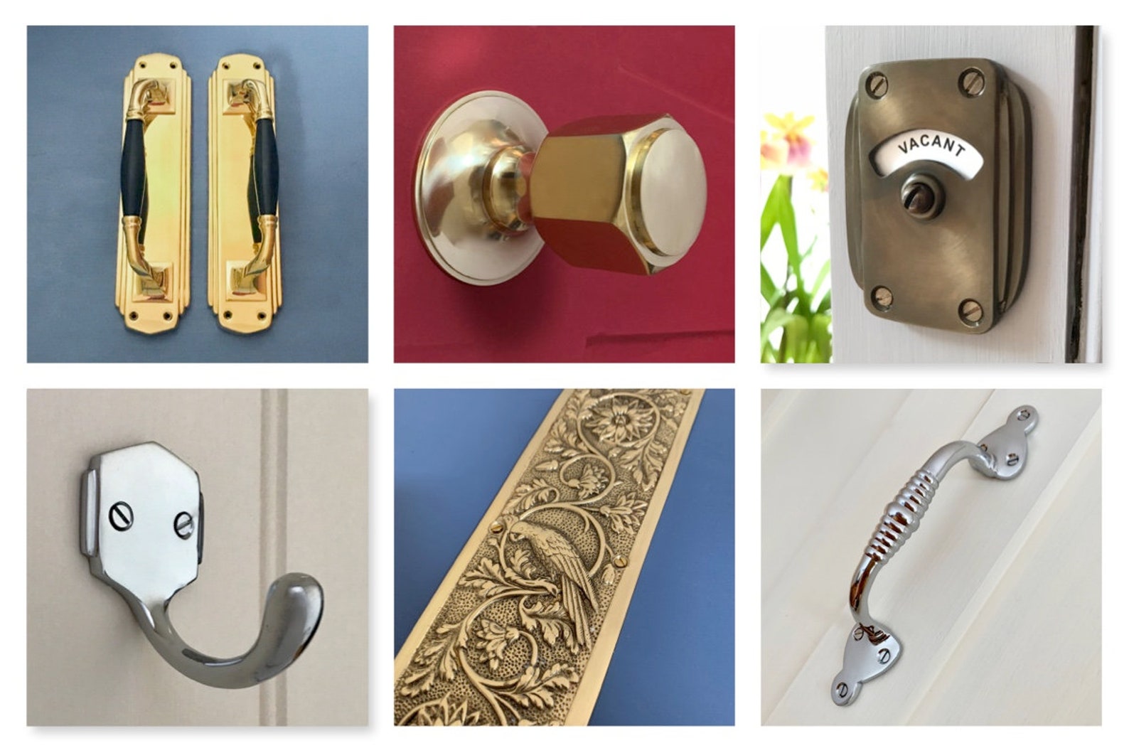 Chrome Art Deco Drop Handles Drawer Cupboard Door Pull Handles - Etsy