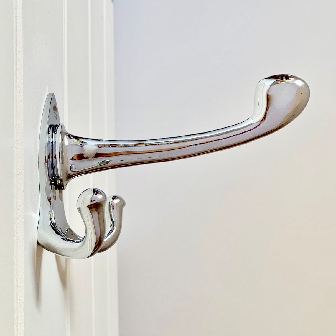 Chrome Triple Multi Coat Hooks Hook Hangers Vintage - Etsy