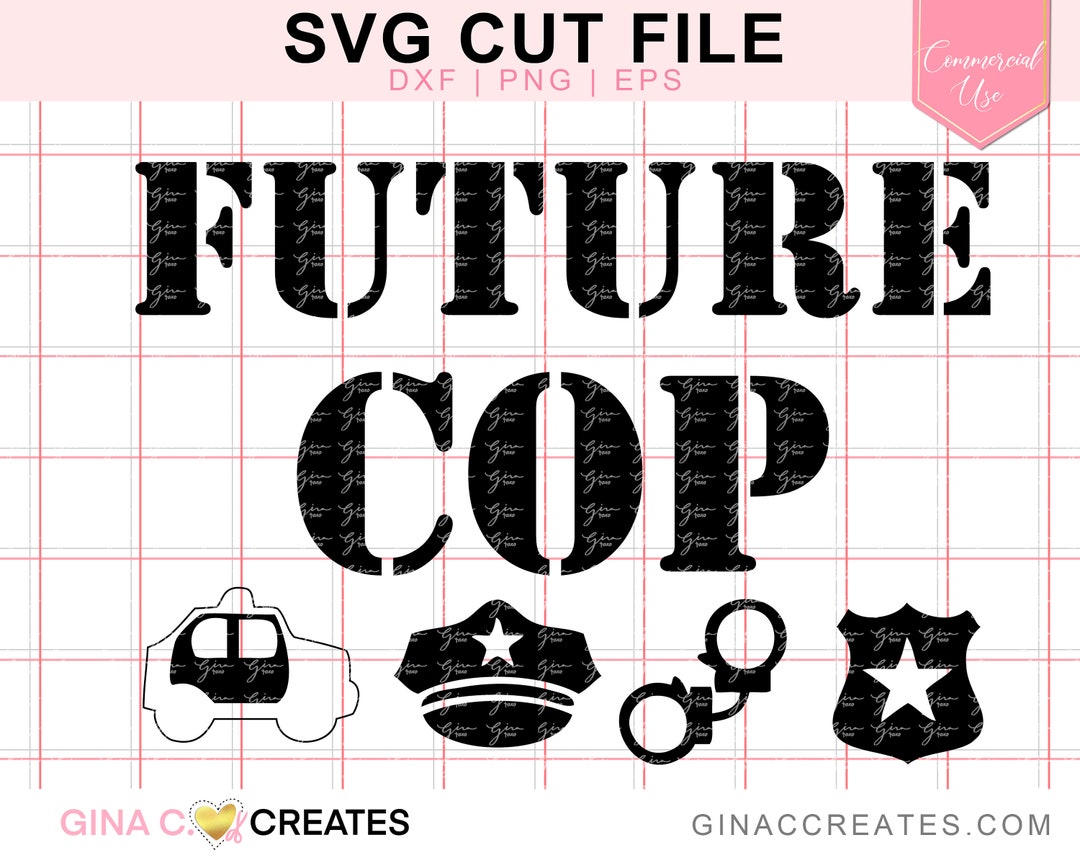 Future Cop Svg Cut File, Police SVG - Etsy
