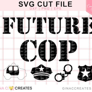 Future Cop Svg Cut File, Police SVG - Etsy