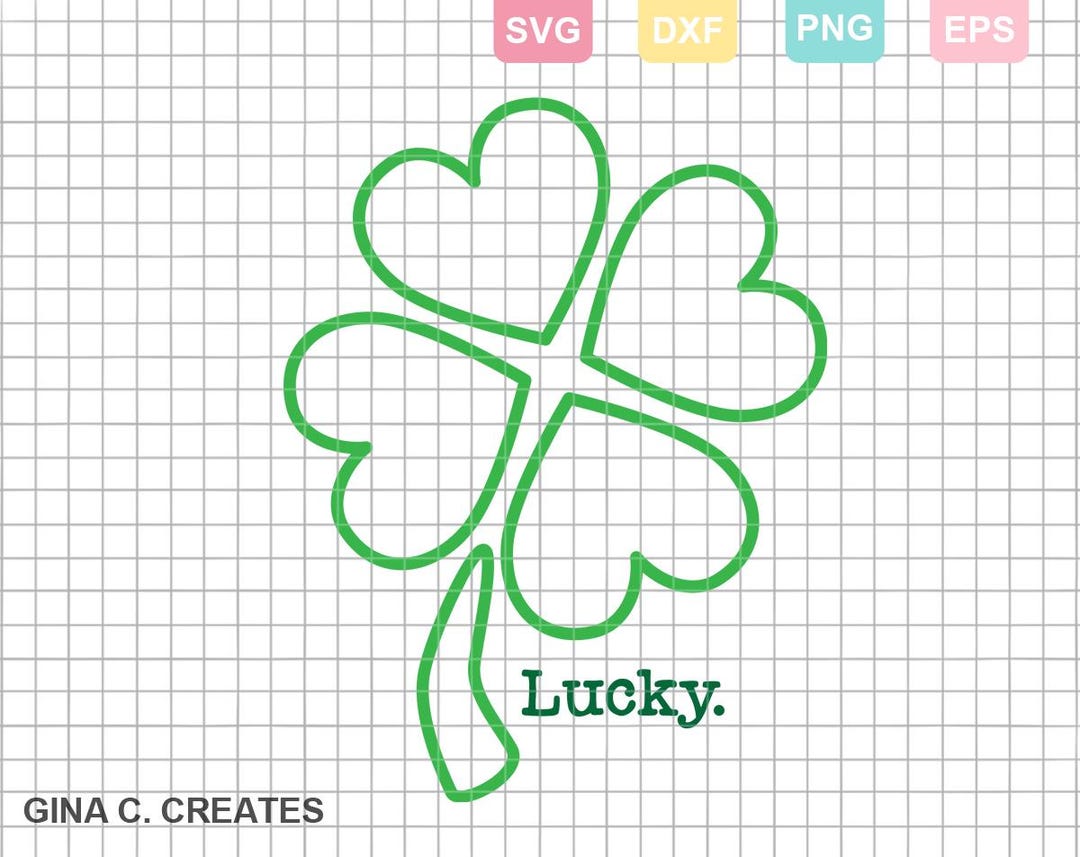 Lucky SVG, St Patricks Day SVG, Shamrock SVG, Trendy Svg, St Pattys Png ...