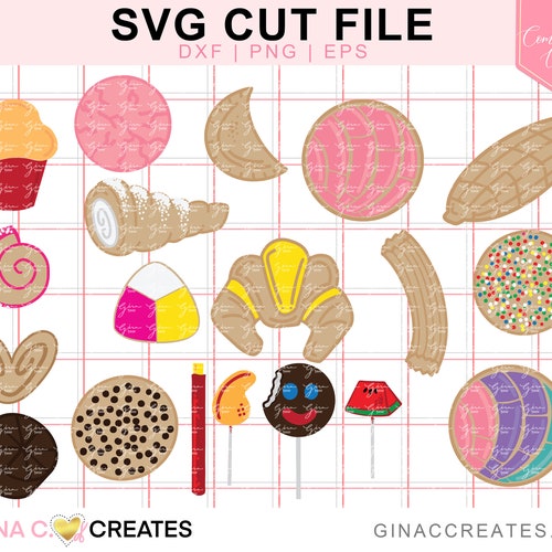 The Ultimate Mexican Sweets SVG Bundle Sweet Bread Svg - Etsy