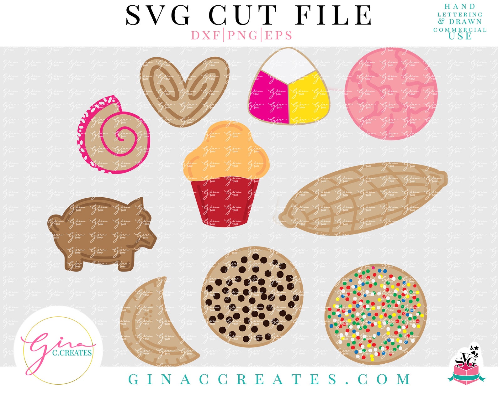 The Ultimate Mexican Sweets SVG Bundle Sweet Bread Svg - Etsy