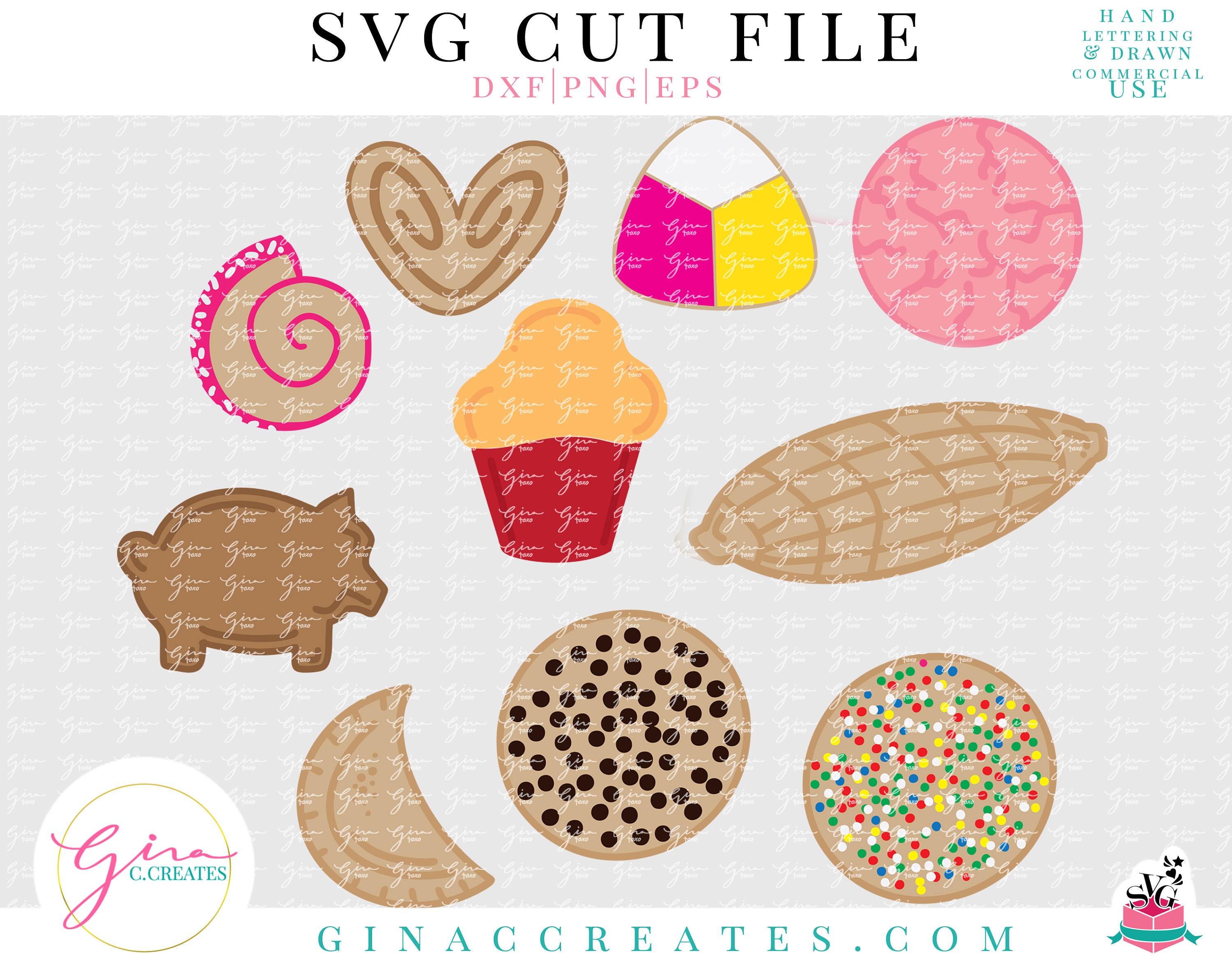 The Ultimate Mexican Sweets SVG Bundle Sweet Bread Svg - Etsy