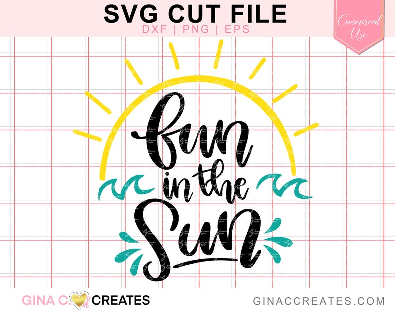 Fun in the Sun SVG Cut File, Summer Svg - Etsy