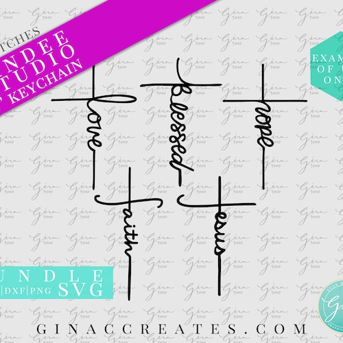 Inspirational Word Cross SVG Cut File Svg for 3 Inch Cross - Etsy