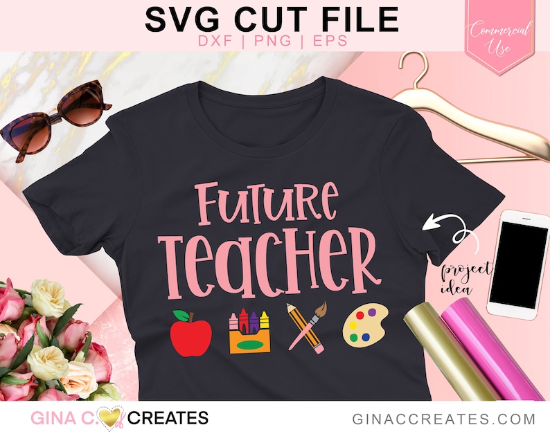 Future Teacher Svg Cut File School SVG - Etsy