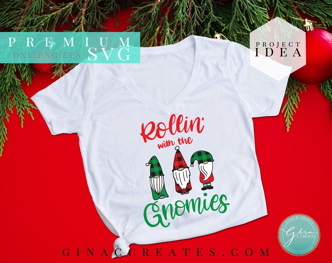 Rollin With the Gnomies SVG Bundle Christmas SVG Gnomes SVG | Etsy