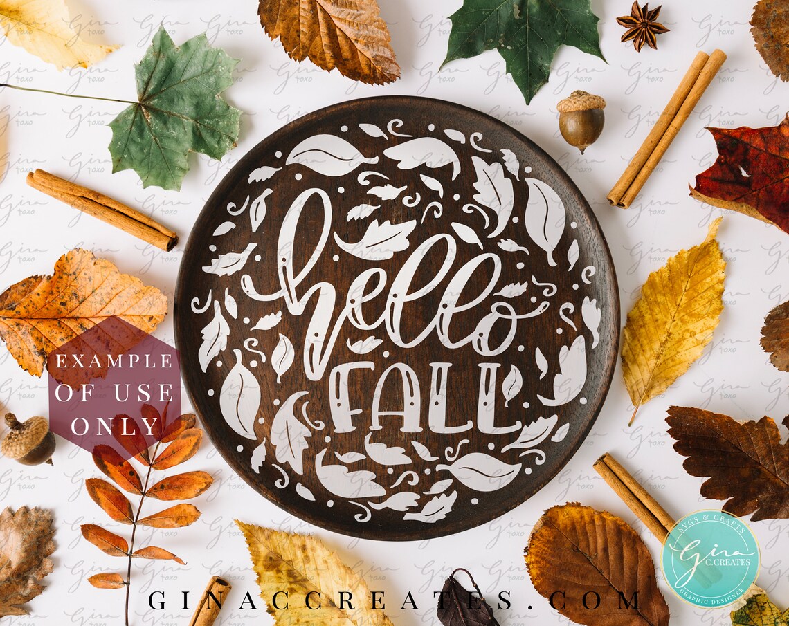 Hello Fall SVG Bundle Fall Leaves Svg Autumn Leaves Svg - Etsy