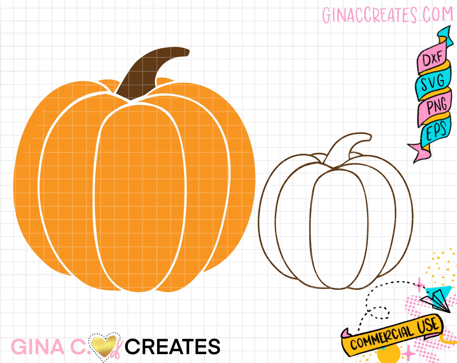 Autumn Pumpkin SVG Fall Pumpkin SVG Fall Leaves SVG - Etsy