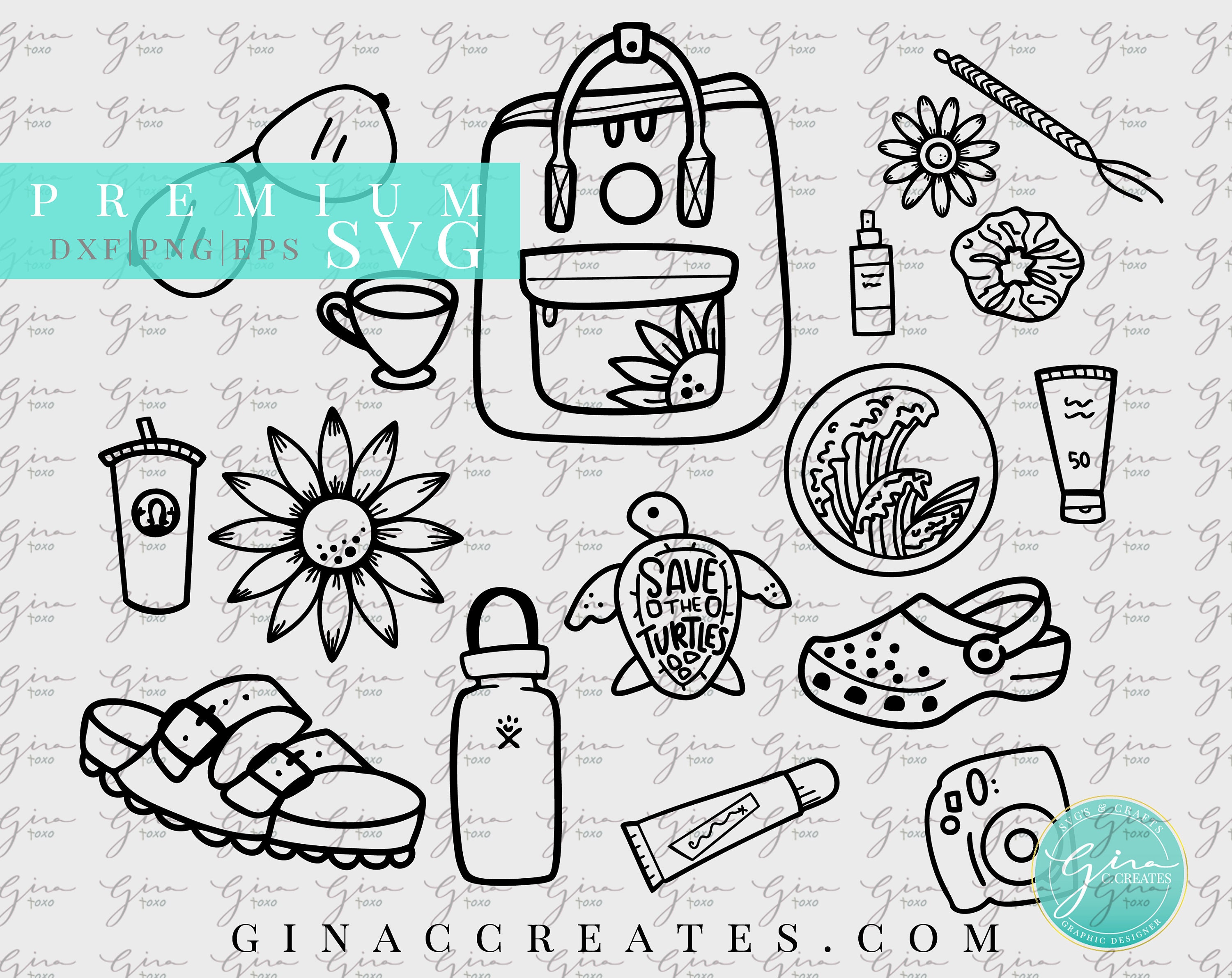 VSCO SVG Bundle, Vsco Items Svg, Save the Turtles Svg, Trendy Girl SVG ...