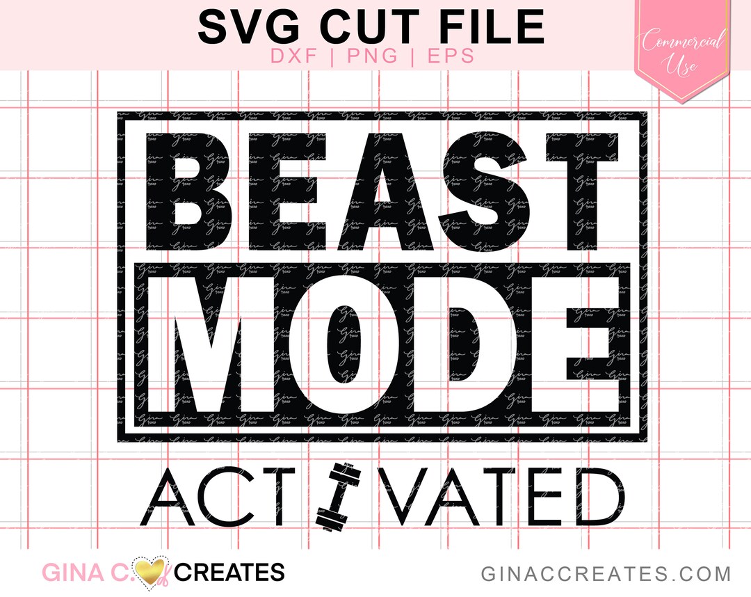 Beast Mode Svg Cut File - Etsy