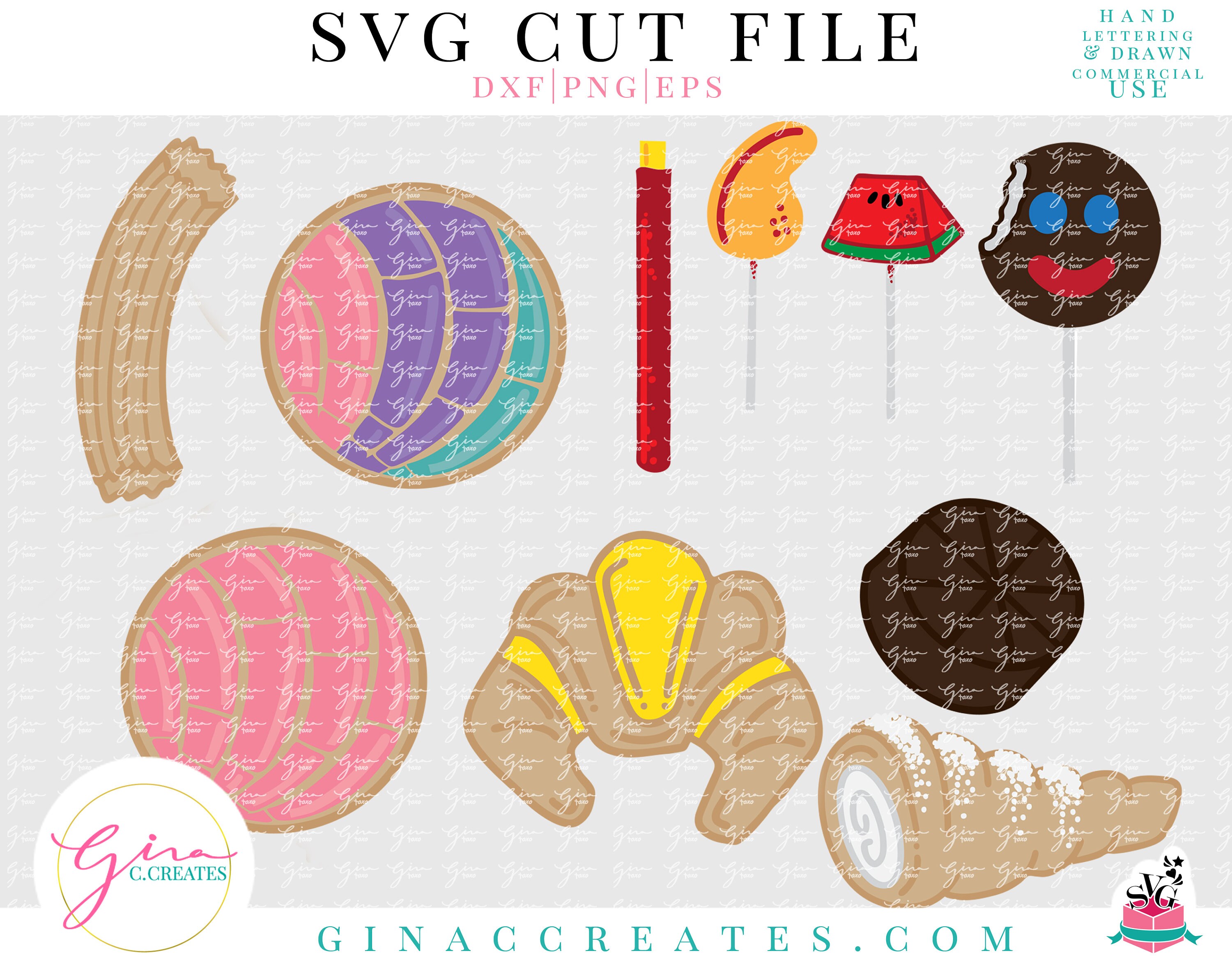 The Ultimate Mexican Sweets SVG Bundle Sweet Bread Svg - Etsy
