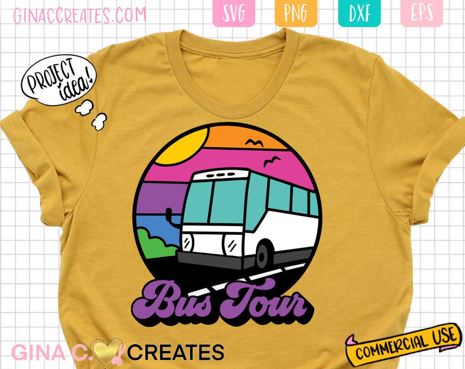 Bus Tour SVG, Bus Travel SVG Cut File for Cricut - Etsy