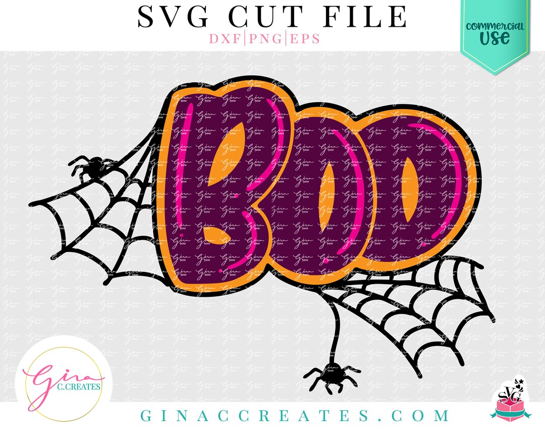Boo Spider Webs SVG Bundle - Etsy