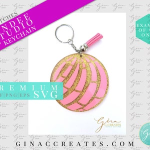 Concha Circle SVG Cut File, Svg for 3 Inch Blank Key Chain - Etsy