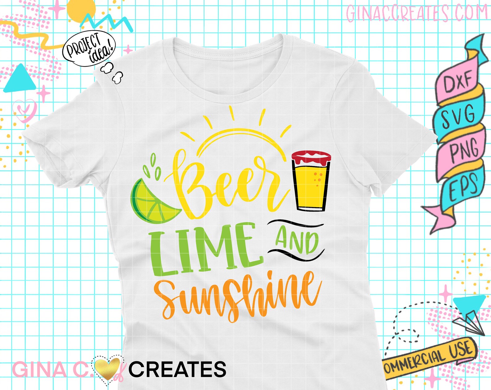 Beer Lime and Sunshine SVG, Summer Svg - Etsy