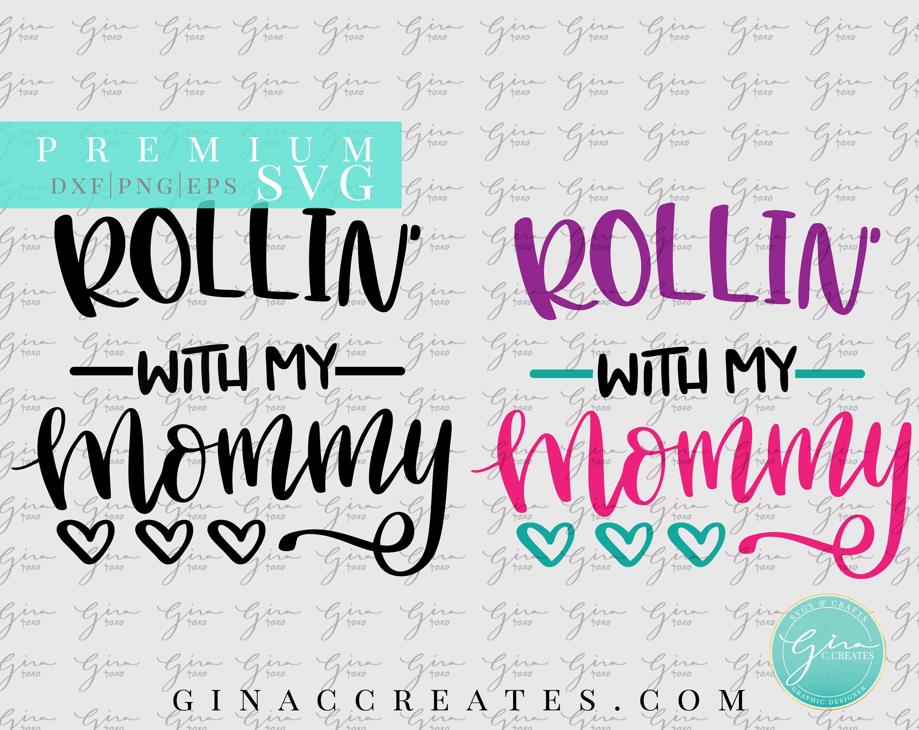 Rollin' With My Mommy SVG, Mom Svg, Kids Shirts Svg - Etsy