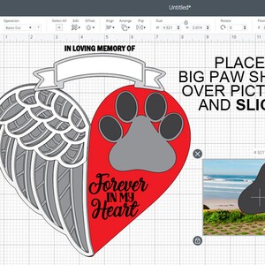 3D Pet Angel Wings Memorial SVG, Dog Memorial Svg, Cat Memorial Svg - Etsy