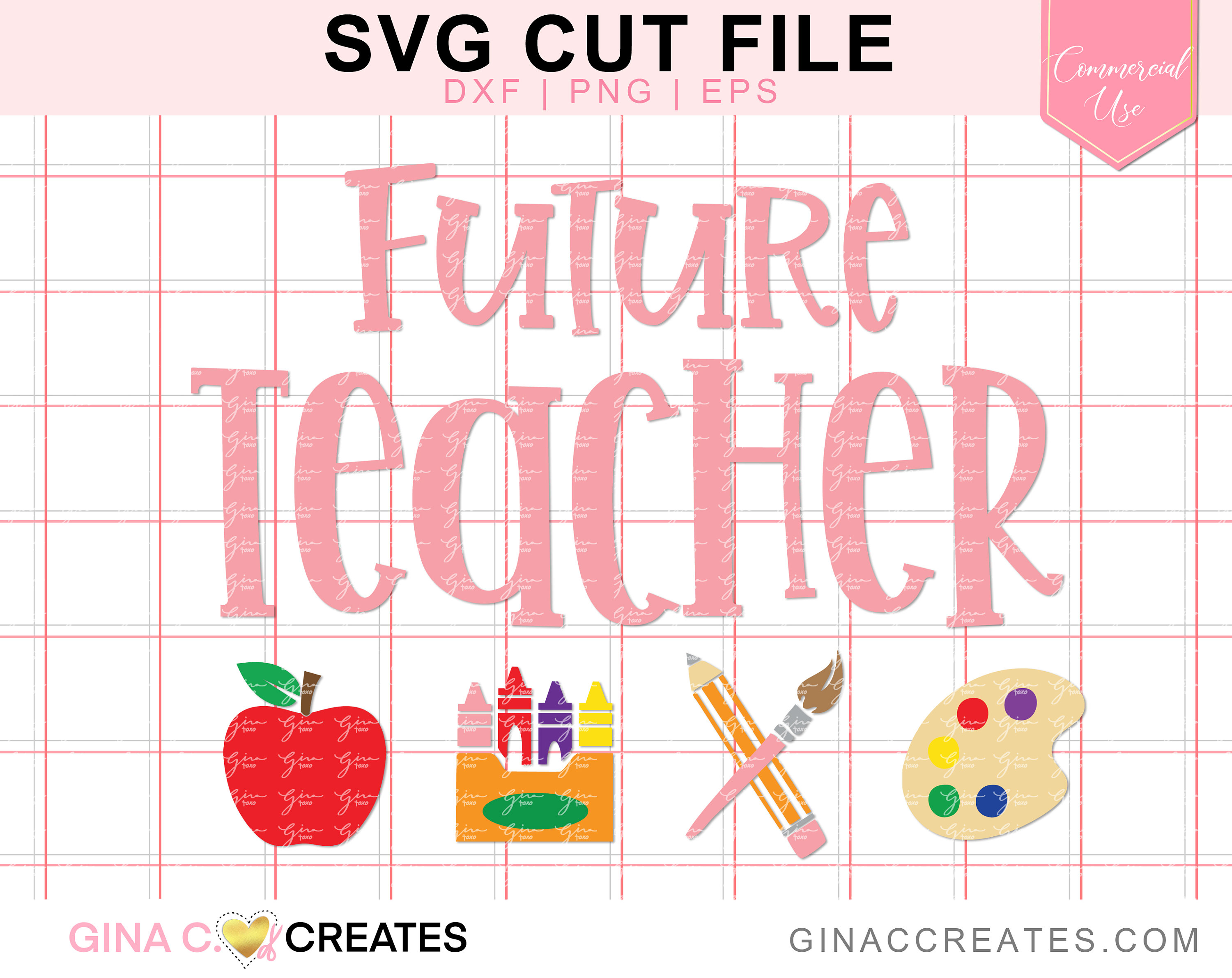 Future Teacher Svg Cut File School SVG - Etsy