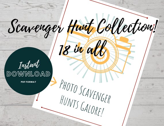 Big Pack of Scavenger Hunts Scavenger Hunt Bundle | Etsy