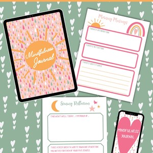 Mindfulness Journal Guided Bedside Journal for Morning and Evening ...