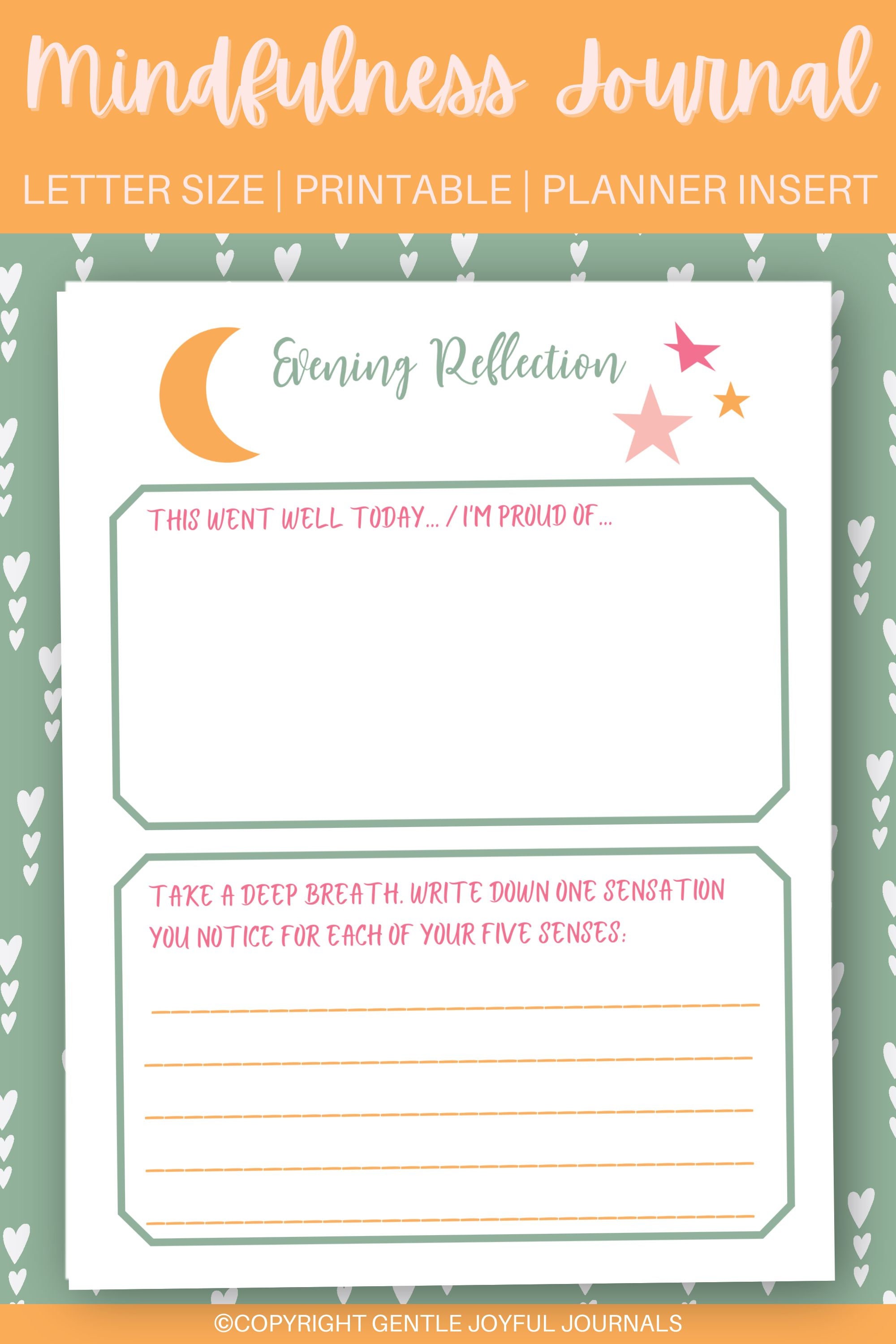 Mindfulness Journal Guided Bedside Journal for Morning and - Etsy