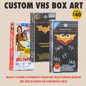 Custom VHS slip case | Etsy