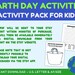 Earth Day Activity Pack Printable Download Get Kids Excited About ...