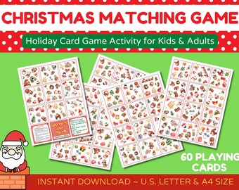 Advent Matching Card Game Printable - Etsy
