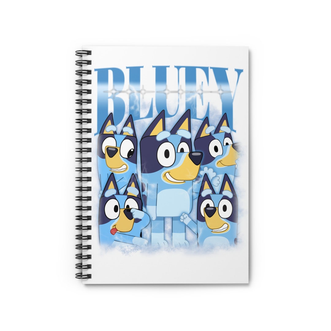 Bluey Spiral Notebook Ruled Line - Etsy