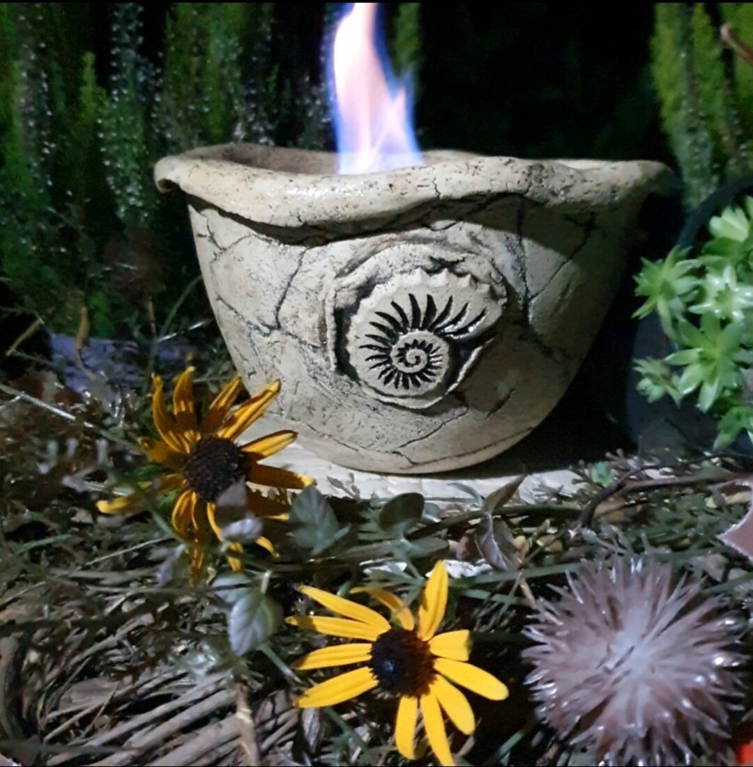 Tearlight Fire Bowl Ethanol Fireplace Outdoor Fire Basket Autumn Light ...