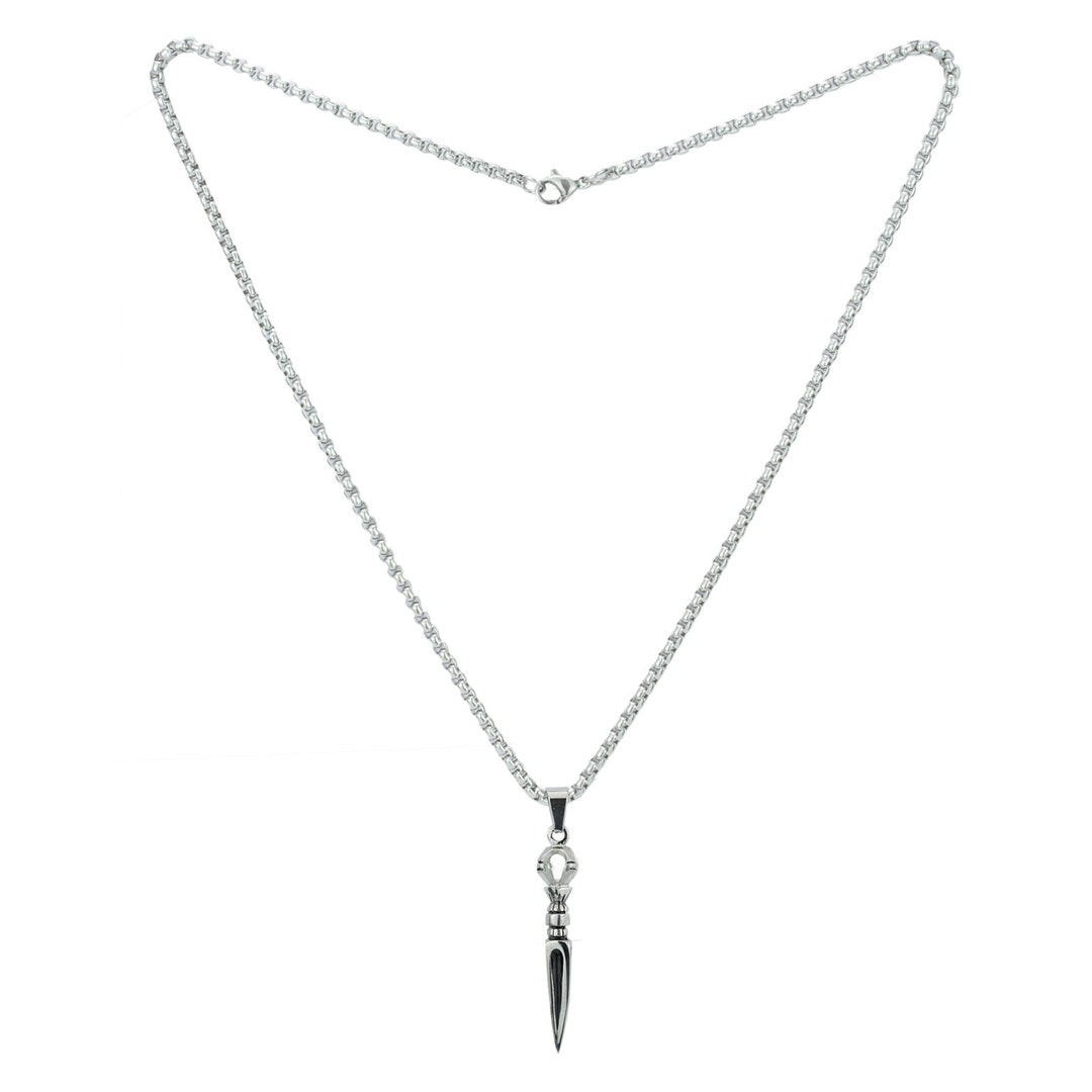 Pendant Crown-sceptre Crown Rod With Pea Chain Made of - Etsy