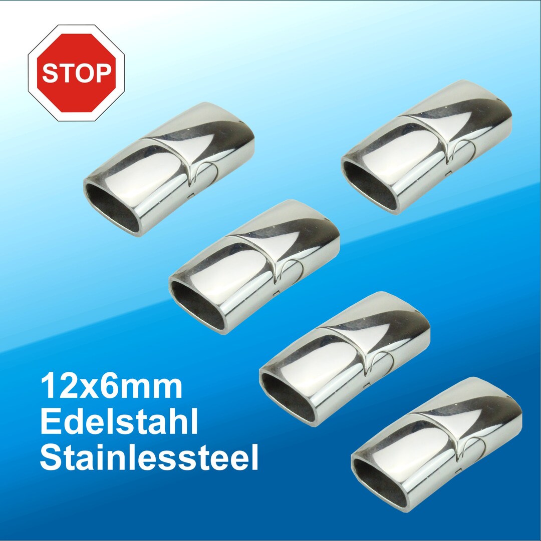 Stainless Steel Pin Closure With Integrated Magnet, Closures Leather ...