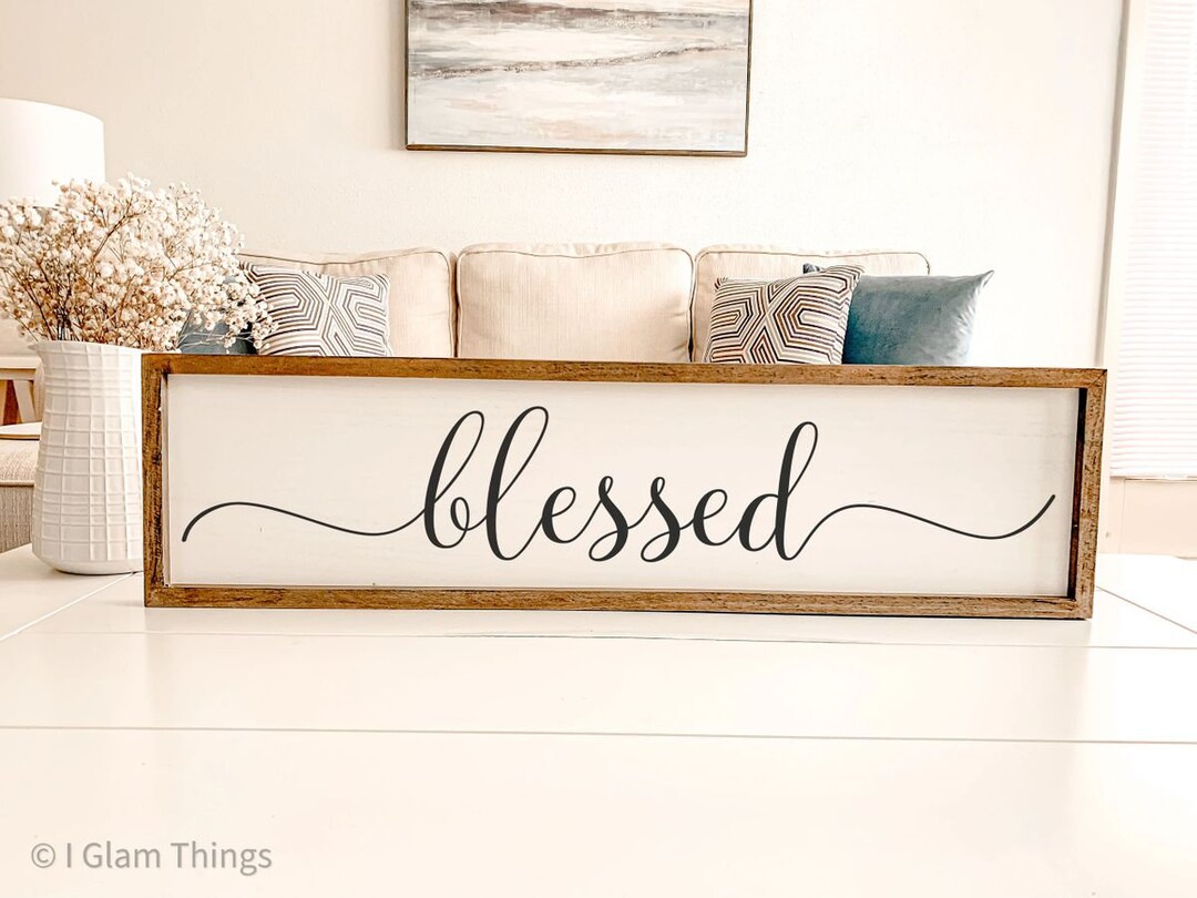 Blessed Home Sign - Etsy