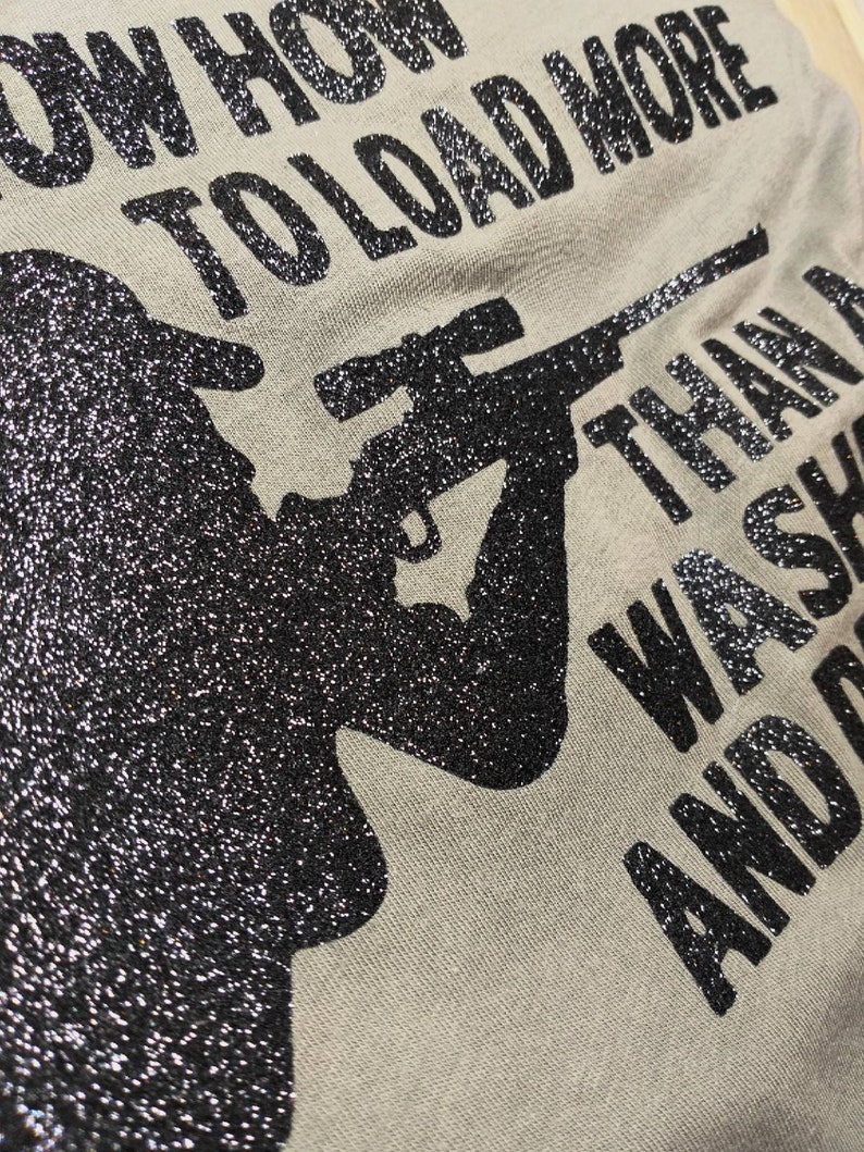 Gun Shirts for Women, Funny Shirts, Gun Owner Shirts, Women Can Shoot ...