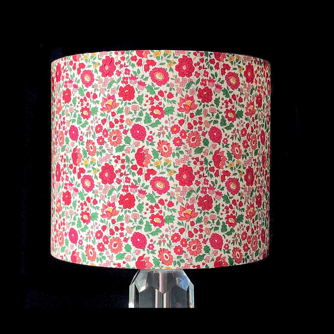 Liberty Fabric D'anjo Tana Lawn Lampshade / 25cm / Handmade - Etsy