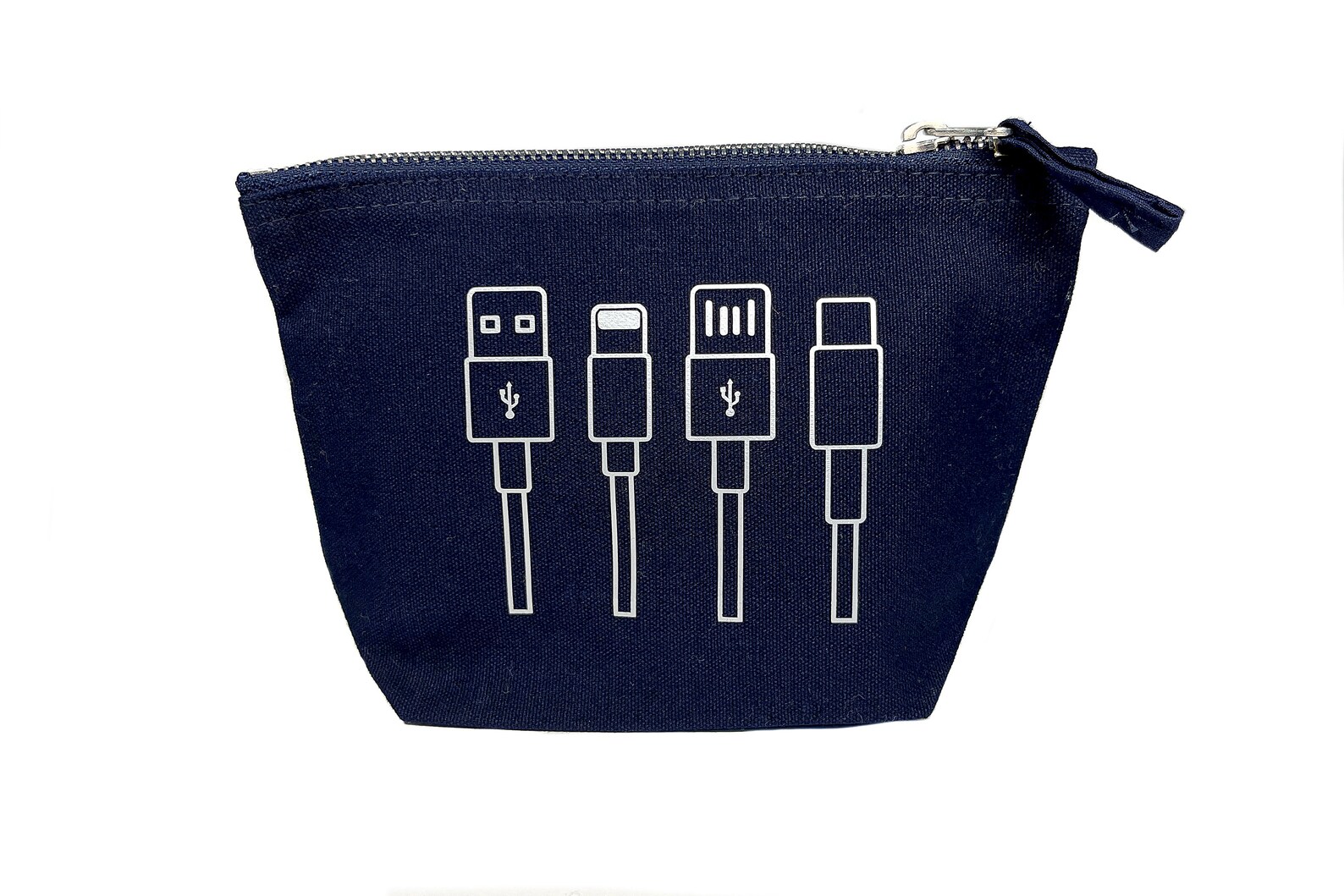 Personalised Cables Accessory Bag Small Cotton Charger | Etsy