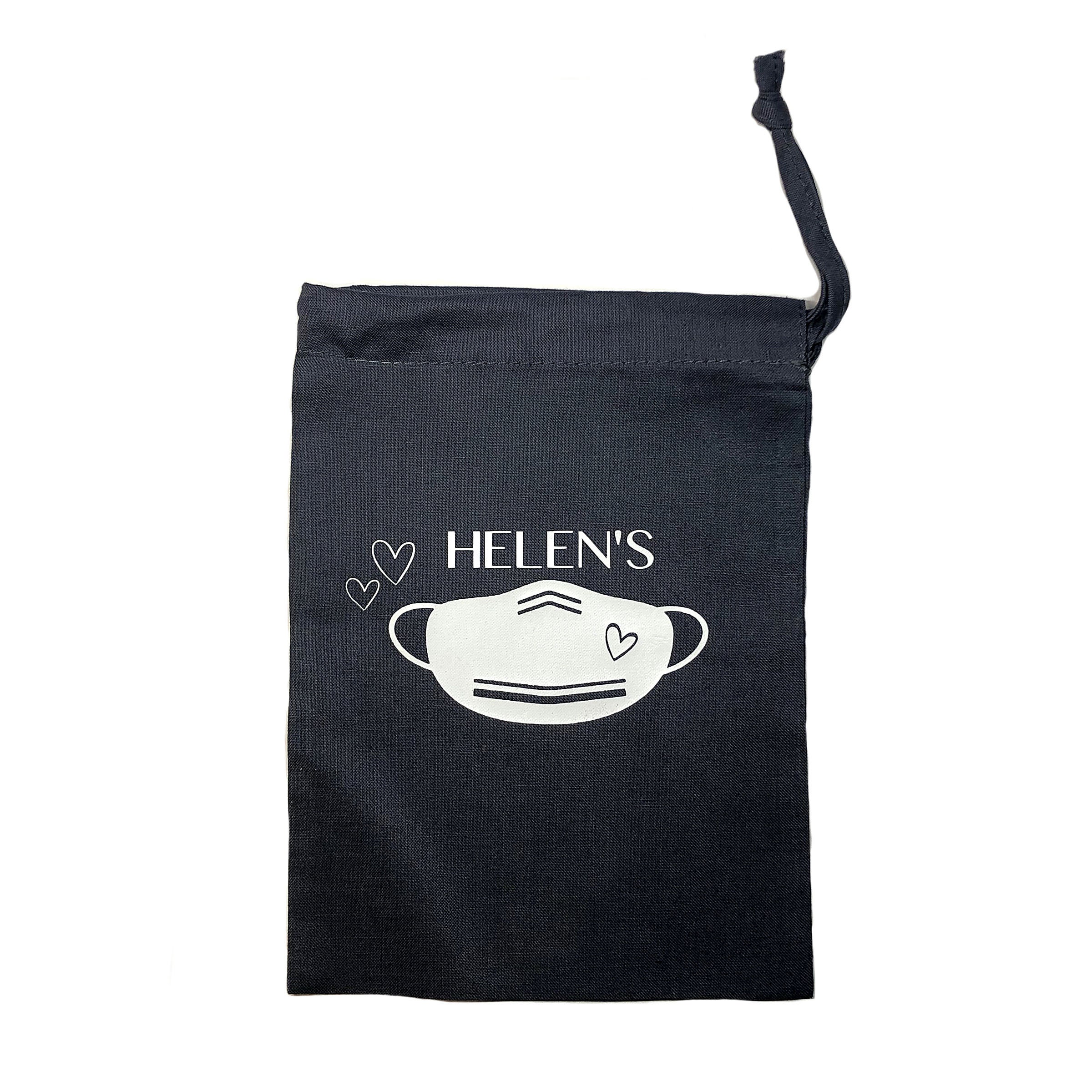 Face Mask Storage Bag / Personalised / Face Covering Bag / Mask Store ...