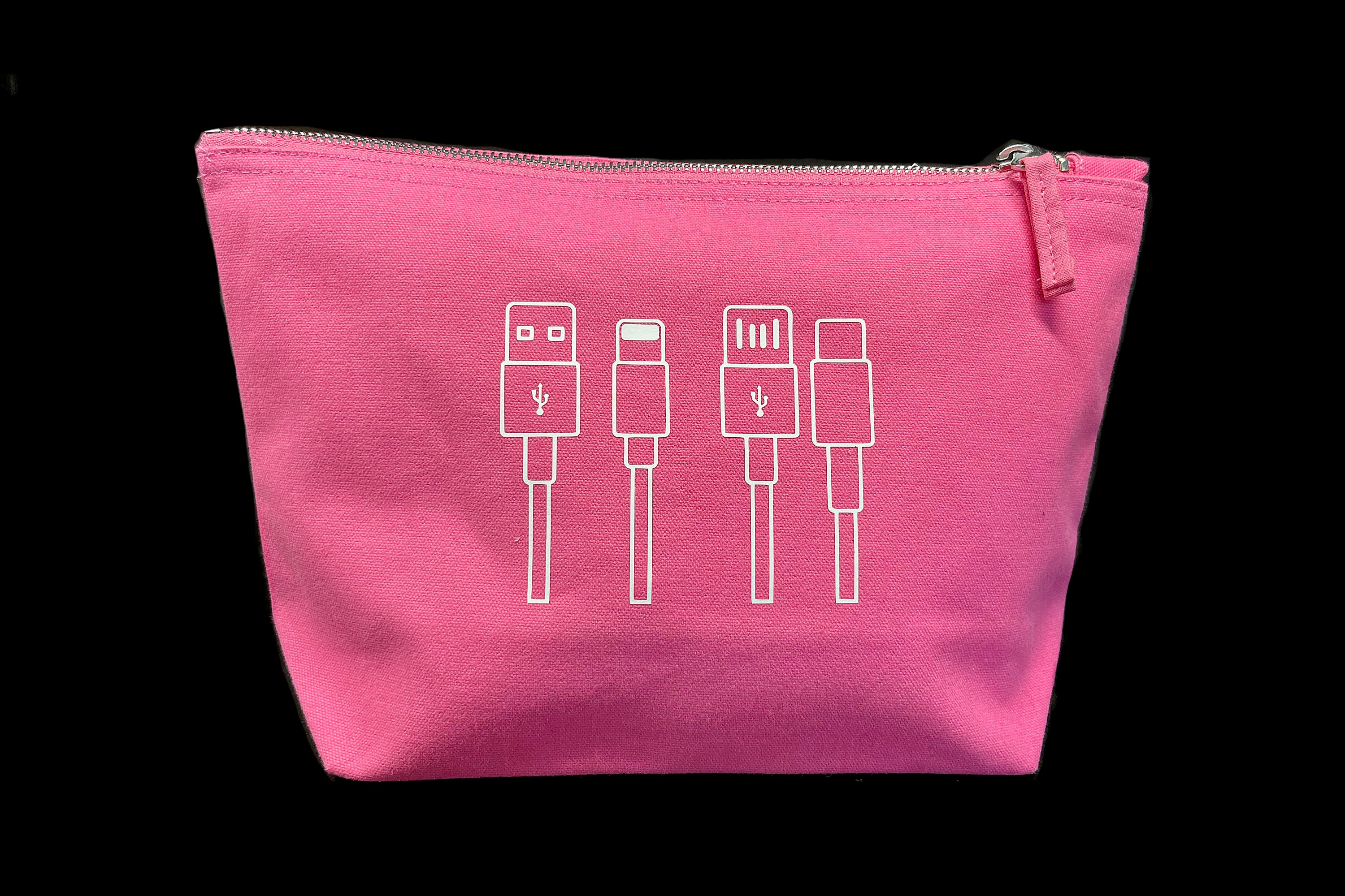 Personalised Cables Accessory Bag Small Cotton Charger - Etsy