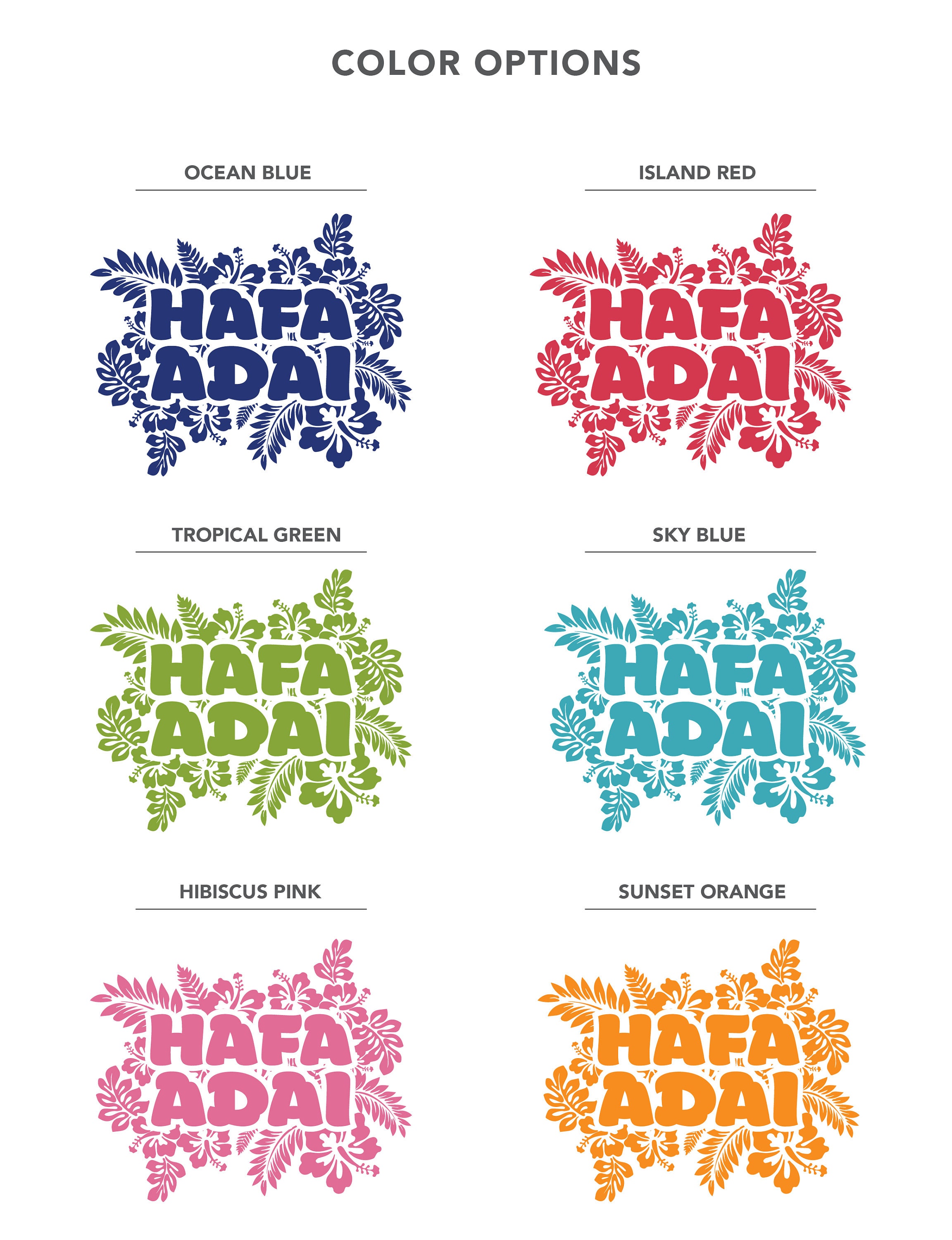 Hafa Adai Chamorro Island Sticker – 3 Size Options - Etsy