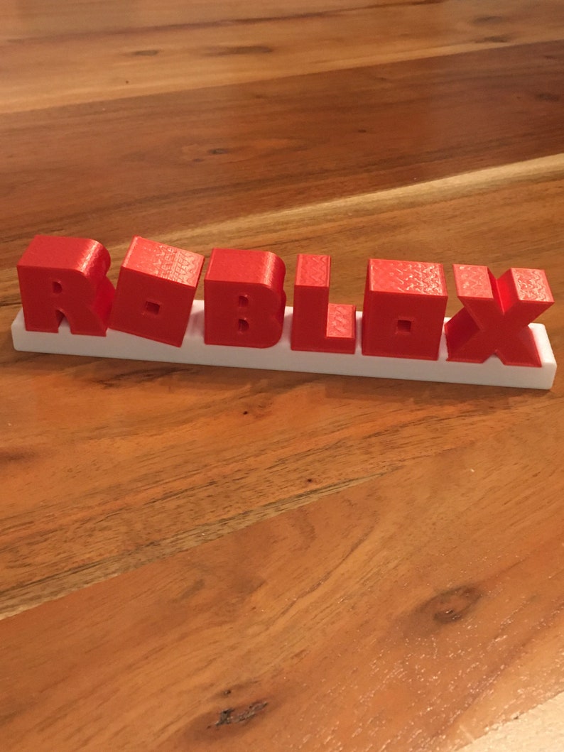 Roblox Logo Sign 20 COLORS Available | Etsy