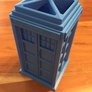 TARDIS Pen Holder - Etsy