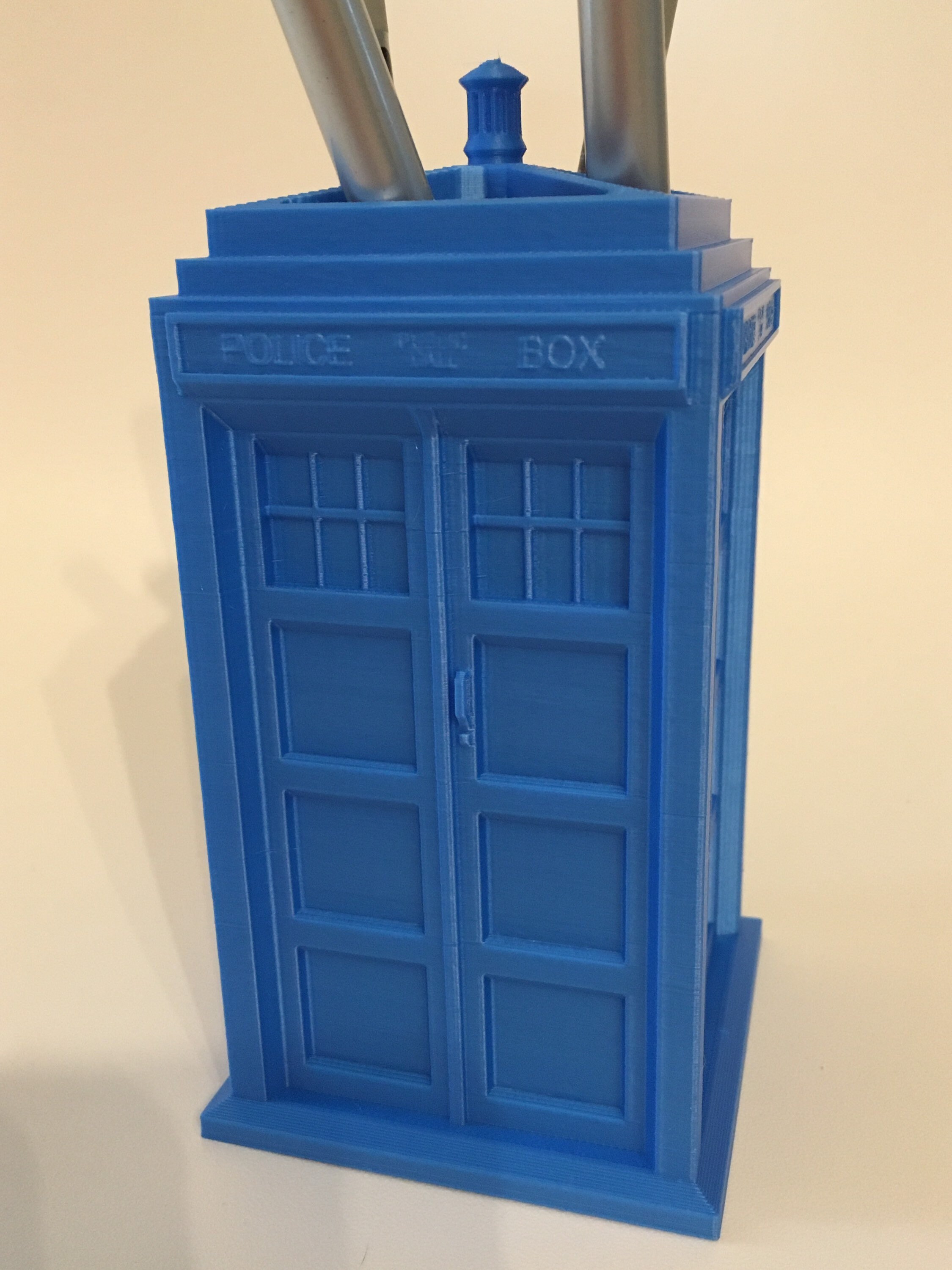 TARDIS Pen Holder - Etsy