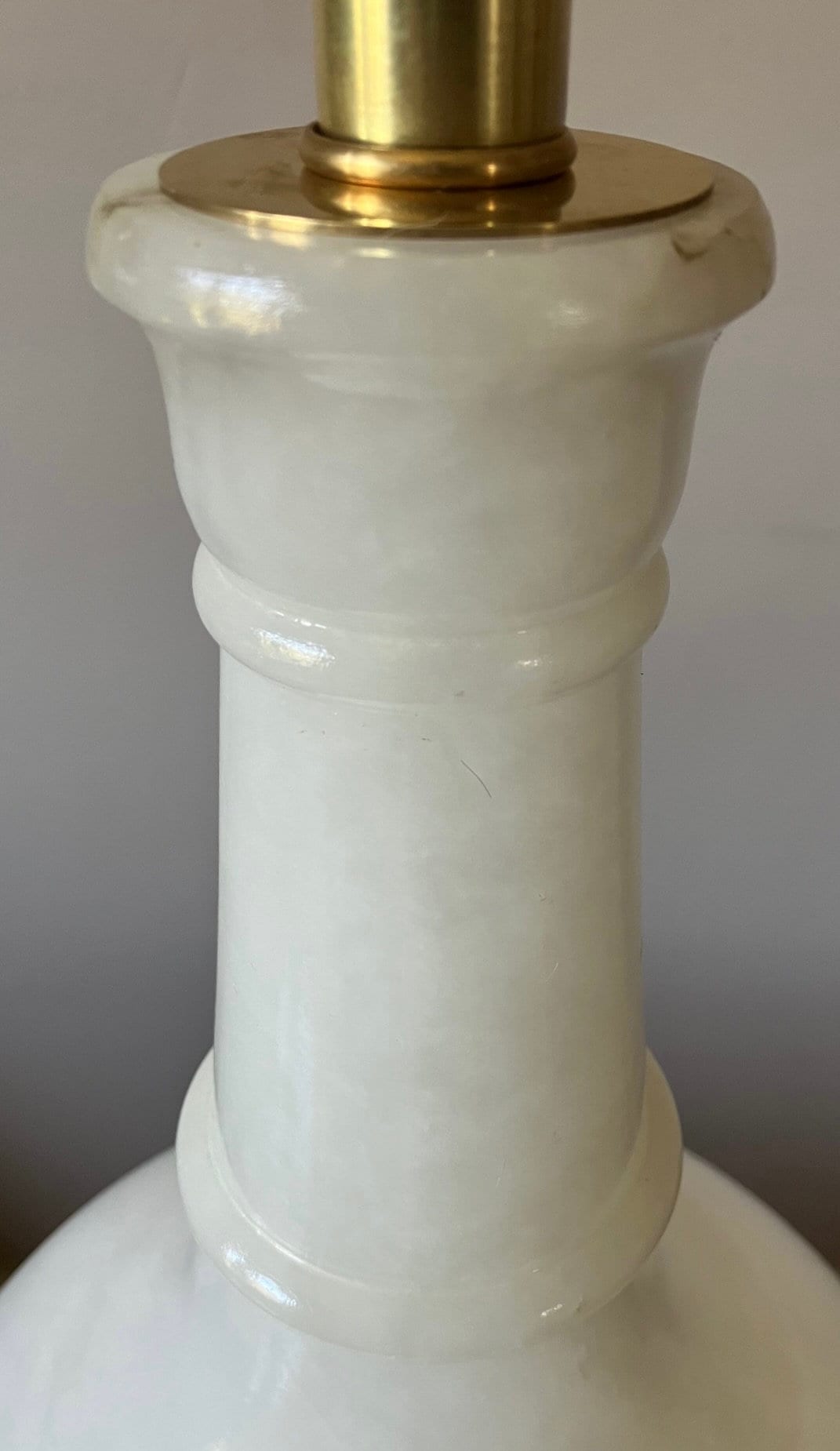 Stunning Vintage Italian Alabaster Table Lamp - Etsy
