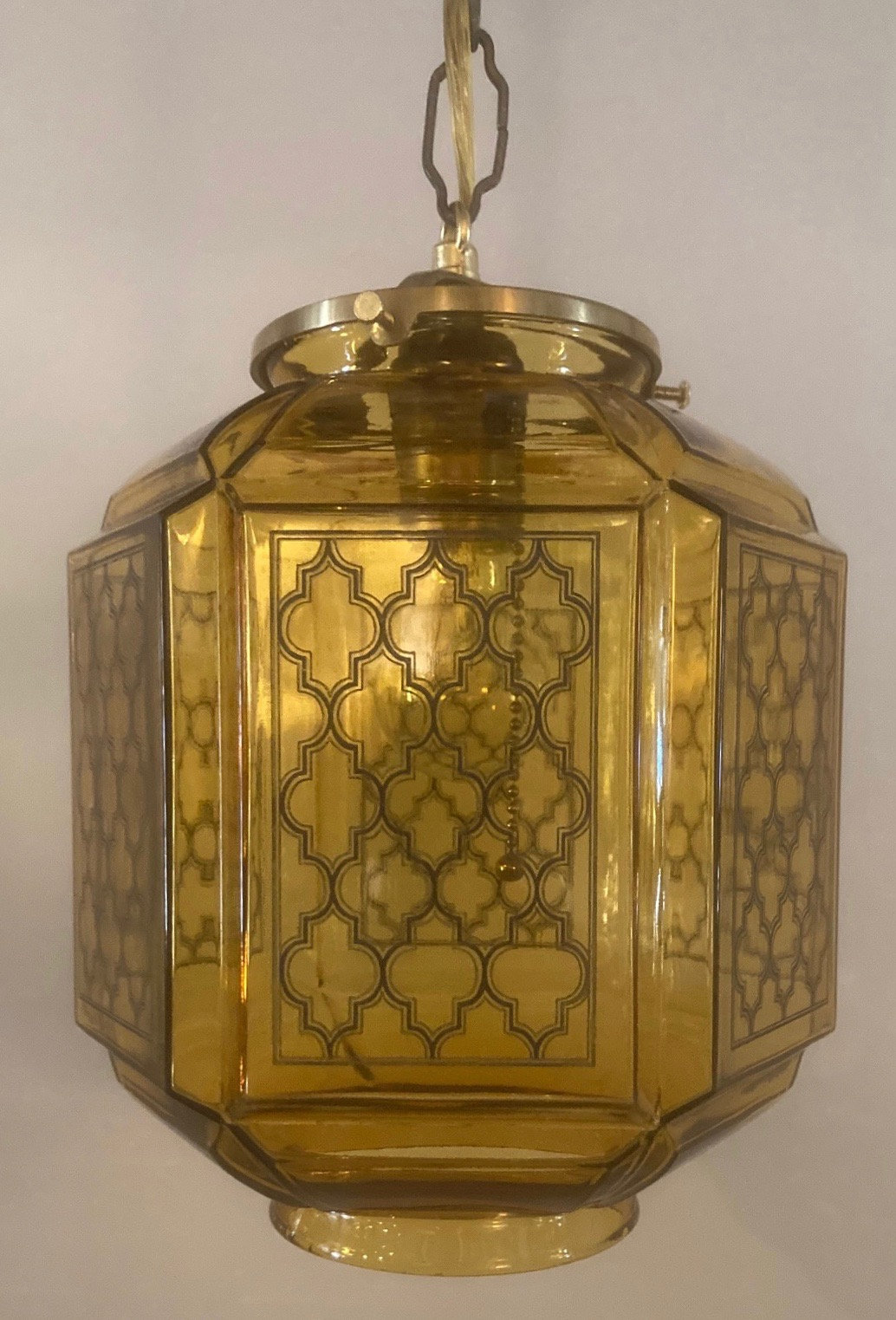 Amber Glass Gothic Modern Pendant Light - Etsy