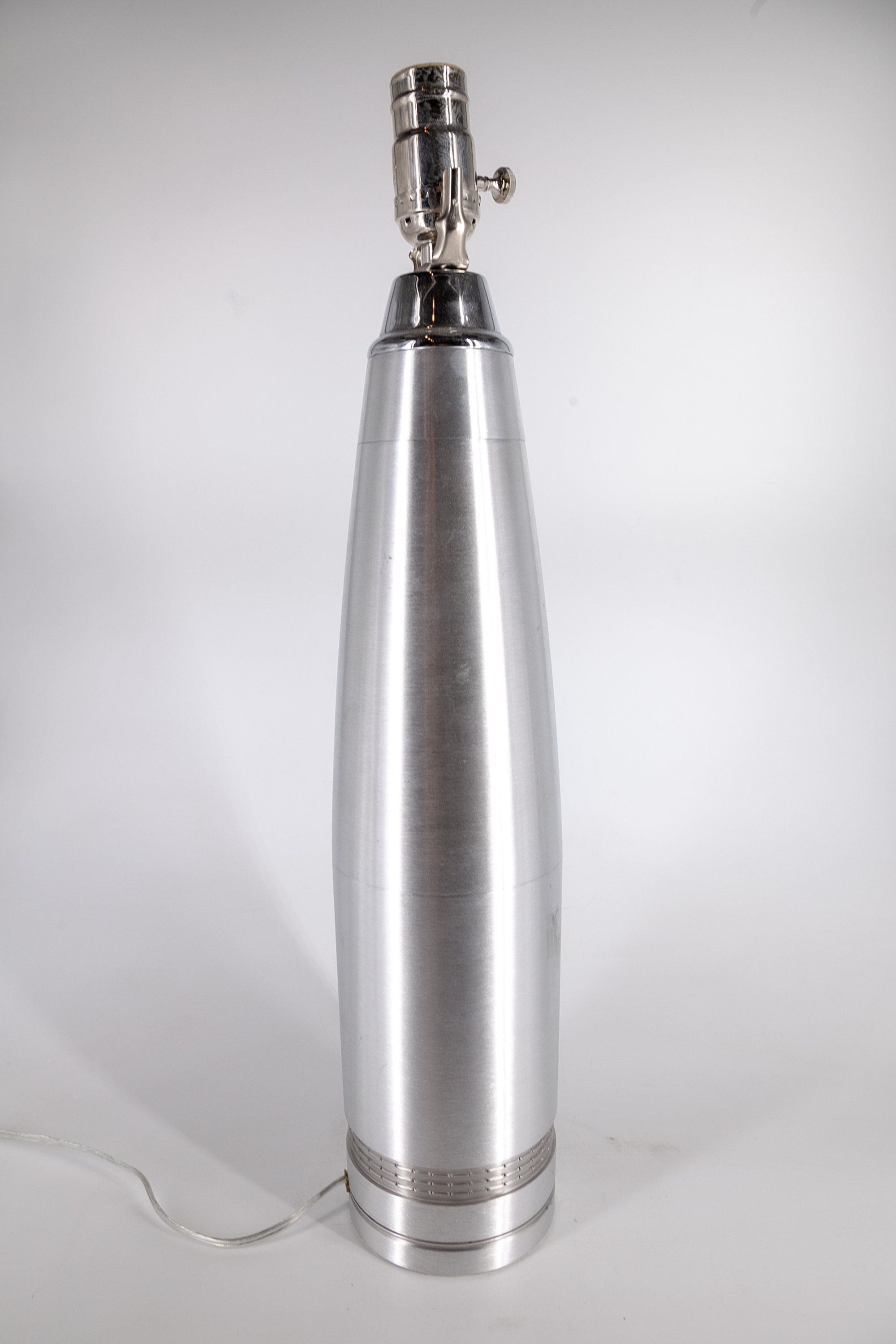 Modernist Aluminum Torpedo Shaped Table Lamp - Etsy